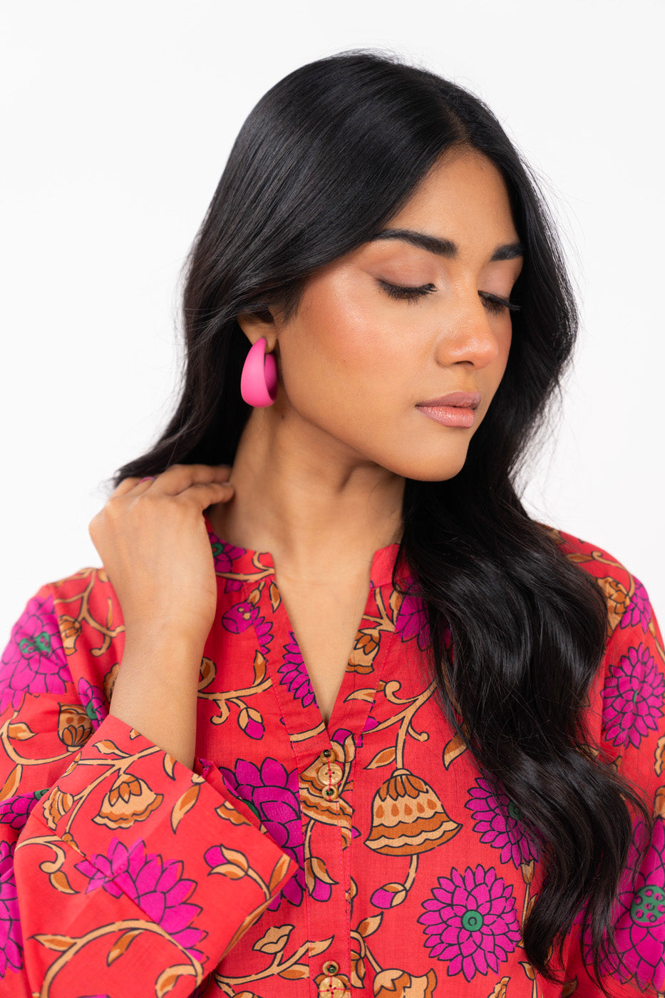 Stitched - 2 Pc Printed Cambric Outfit – Alkaram International store