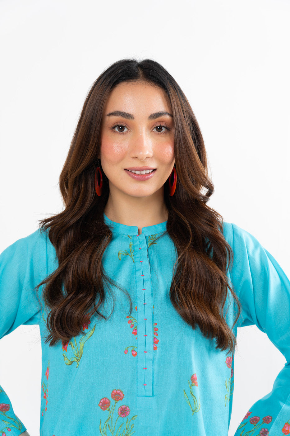 Stitched - 3 Pc Printed Irish Outfit – Alkaram International store