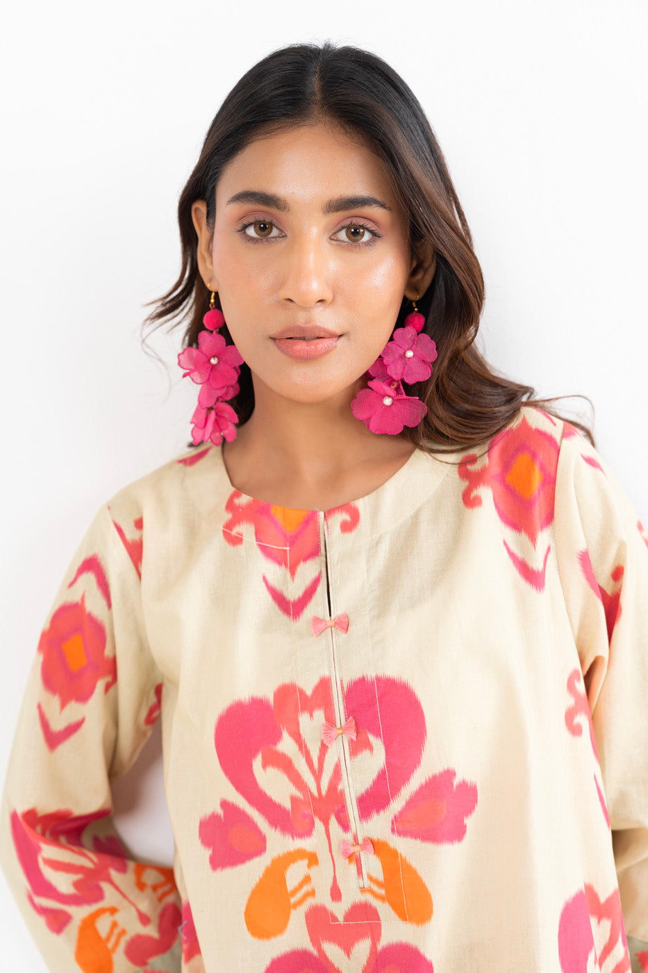 Stitched - 3 Pc Printed Irish Outfit – Alkaram International store