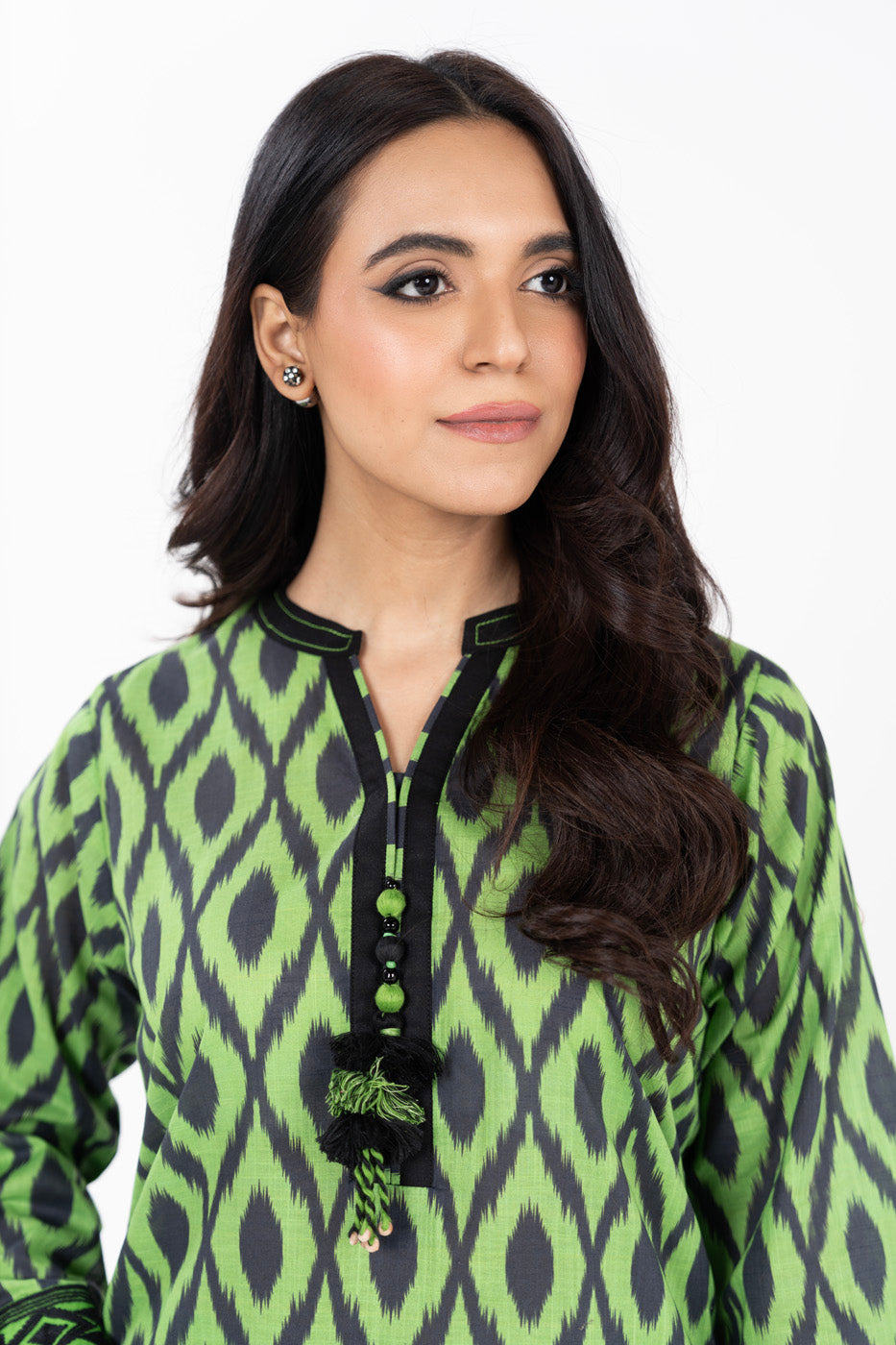 Stitched - 2 Pc Embroidered Slub Outfit – Alkaram International store